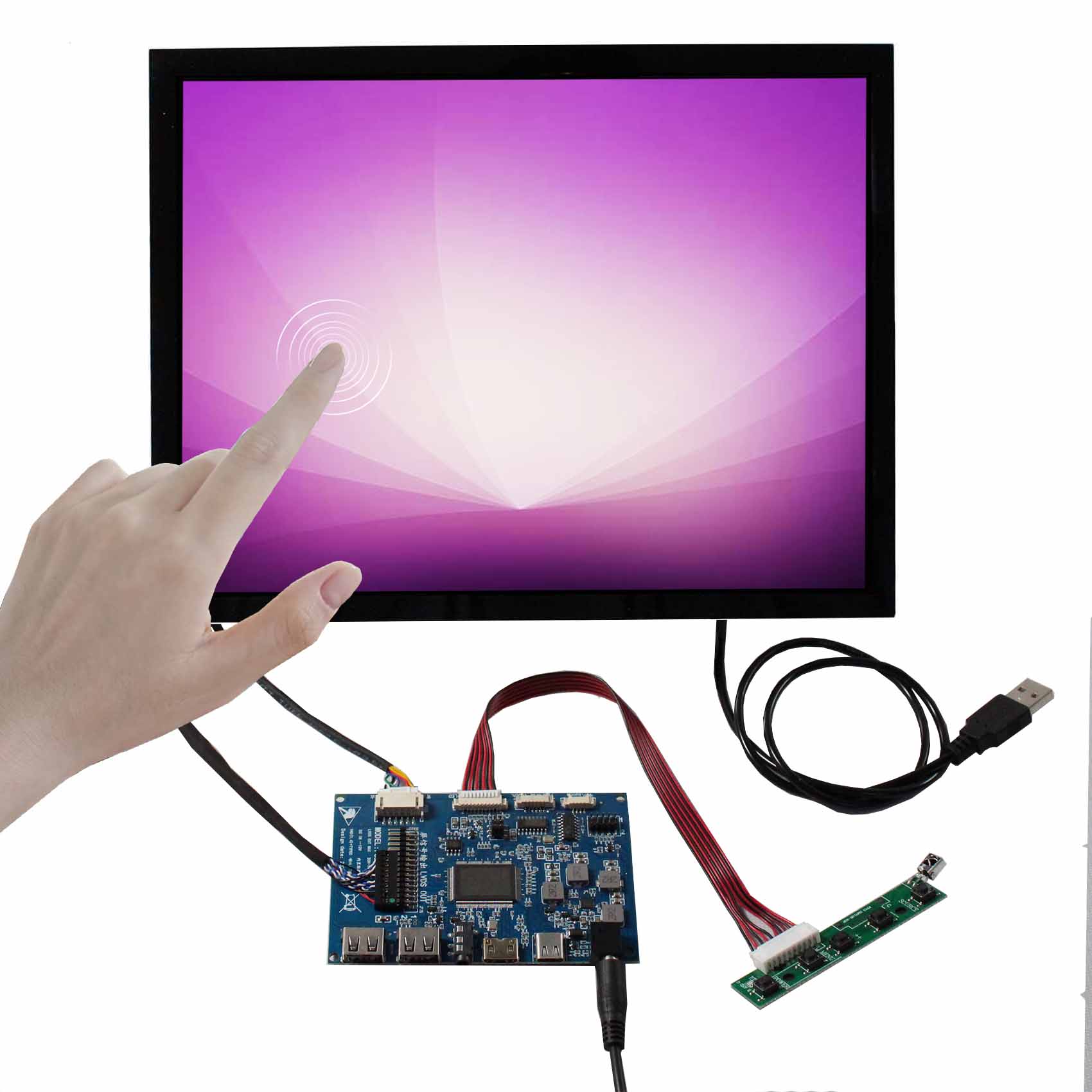 lcd module with controller board